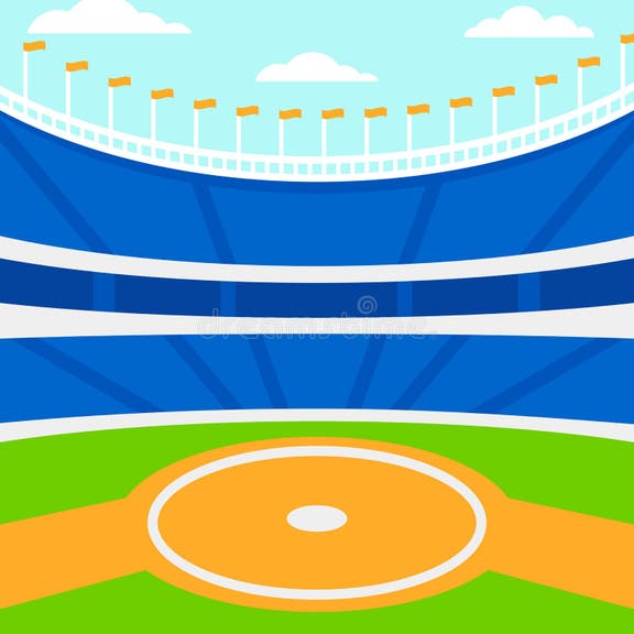 Baseball Stadium Cartoon Stock Illustrations – 1,766 Baseball Stadium ...