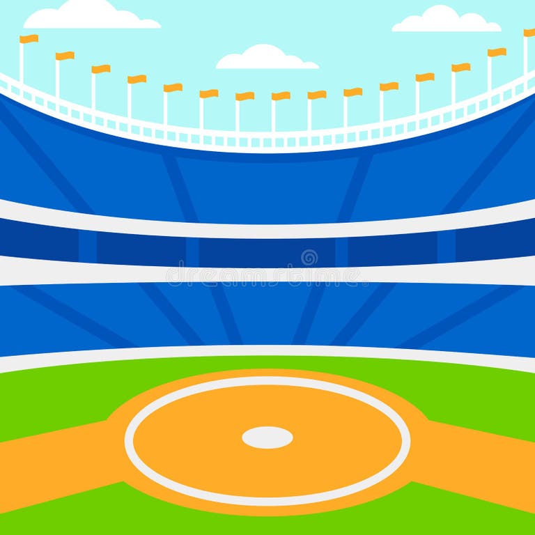 Baseball Stadium Cartoon Stock Illustrations – 1,993 Baseball Stadium ...