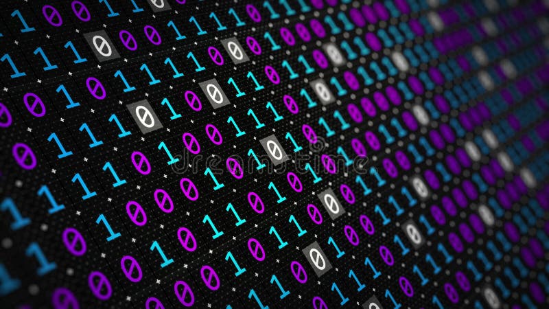 Background Based on Binary Code Technology. Protecting Digital Data from Hacking and Viruses ...