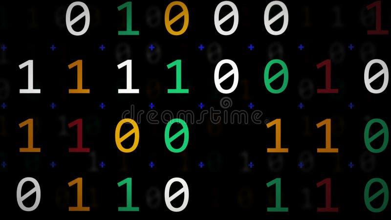 Background Based on Binary Code Technology. Protecting Digital Data from Hacking and Viruses ...