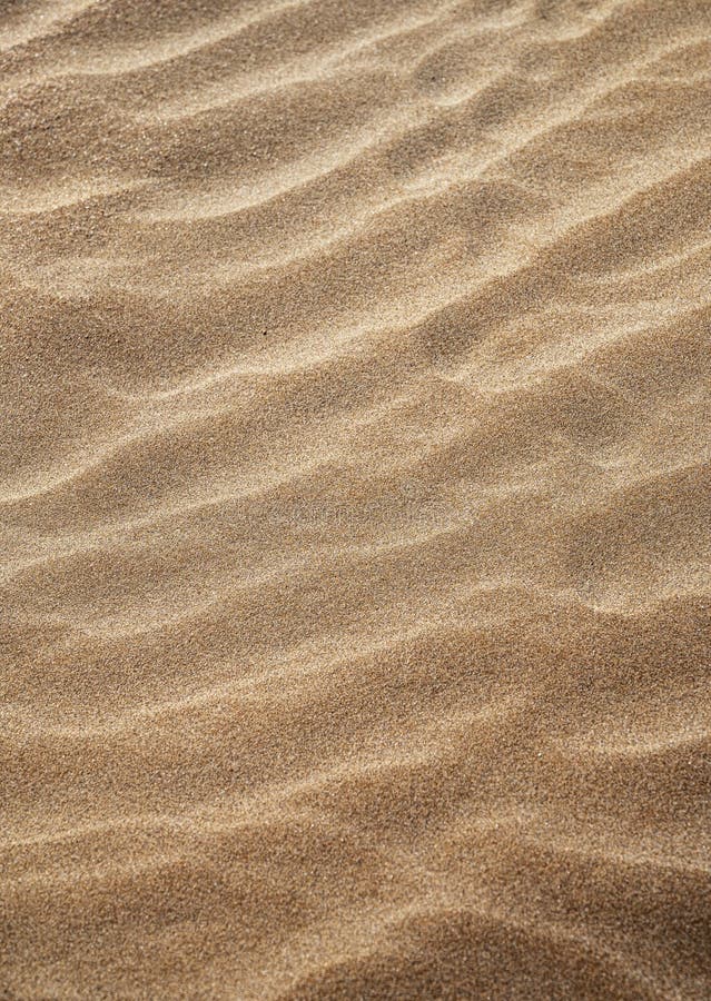 Background with Beach Sand Wave Close-up. Sand Dunes on a Sunny Summer ...