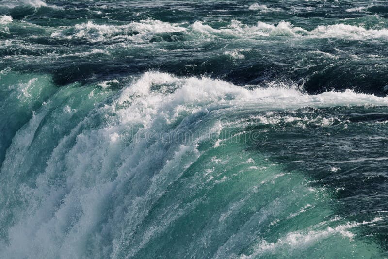 Background with a Beautiful Edge of a Waterfall Stock Photo - Image of ...