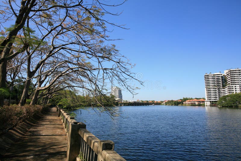 Background: Beautiful Riverside Landscape Stock Image - Image of ...