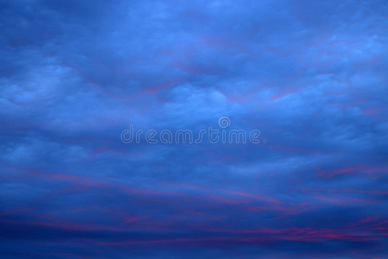 Beautiful Colors of the Cloudy Sky at Sunset. Stock Image - Image of ...
