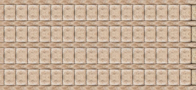 Background Beige Brown Stone Row of Blocks Pattern Solid Parallel ...