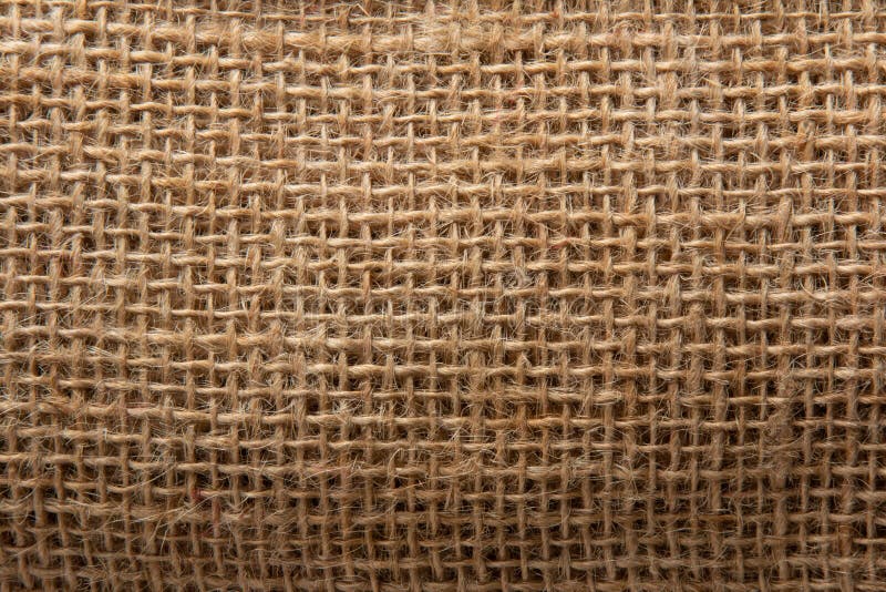 Background with Beige Jute Fiber Texture Stock Image - Image of ...