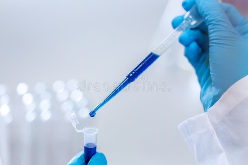 Biochemical Analysis and Chemical Analysis in Lab. Stock Image - Image ...