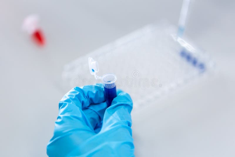 Biochemical Analysis and Chemical Analysis in Lab. Stock Image - Image ...