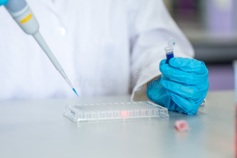 Biochemical Analysis and Chemical Analysis in Lab. Stock Photo - Image ...