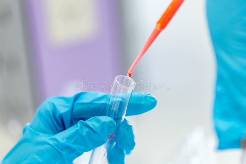 Biochemical Analysis and Chemical Analysis in Lab. Stock Photo - Image ...