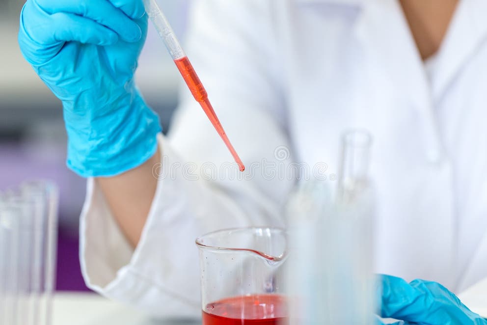 Biochemical Analysis and Chemical Analysis in Lab. Stock Photo - Image ...