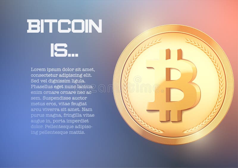Background of Bitcoin Information Stock Vector - Illustration of ...