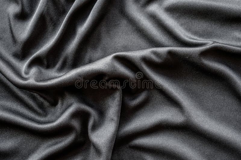 Background of Black Cloth Texture Stock Image - Image of luxury ...