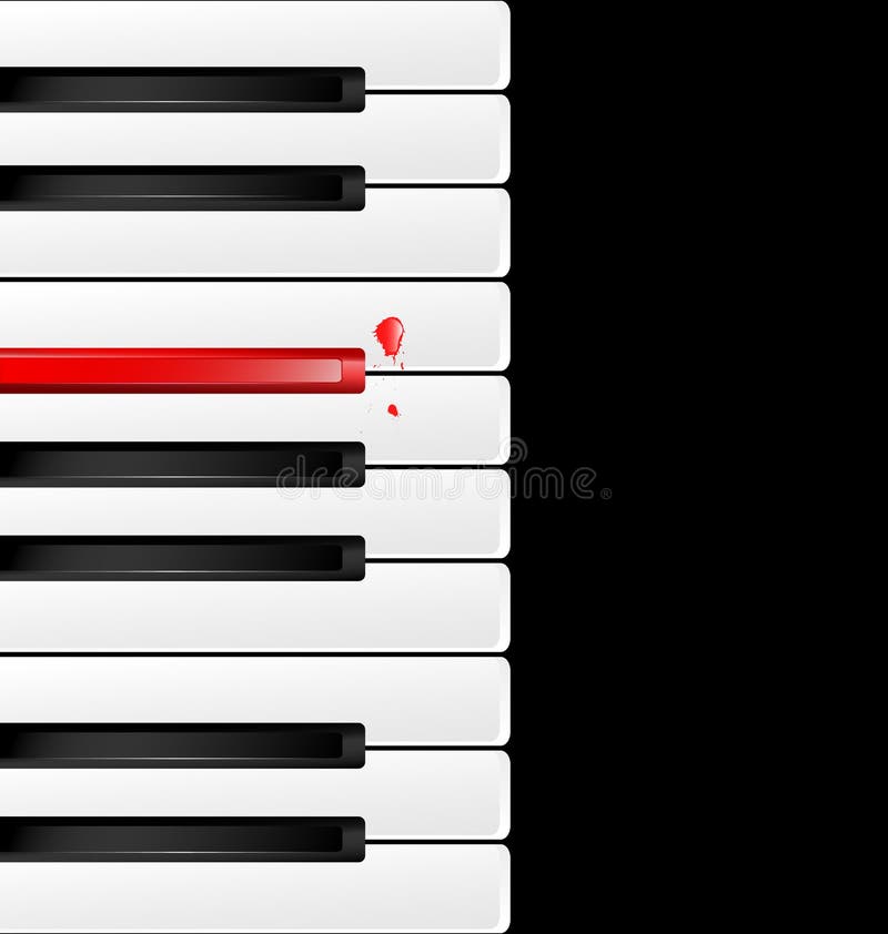 Background black-red keys stock vector. Illustration of background ...