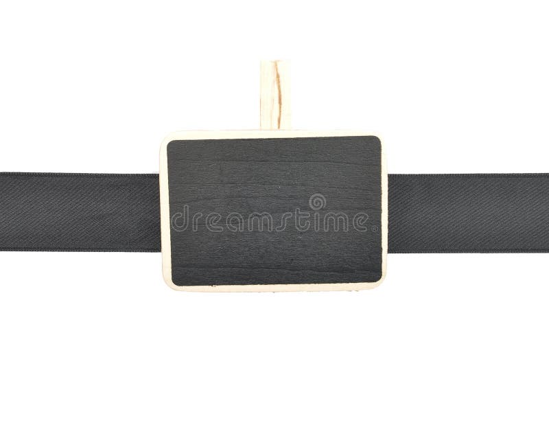 Background with Black Ribbon and Plate Stock Image - Image of ribbon ...