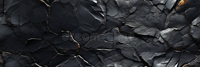 Background with Black Seamless Pattern Texture of Rock Mountains of ...