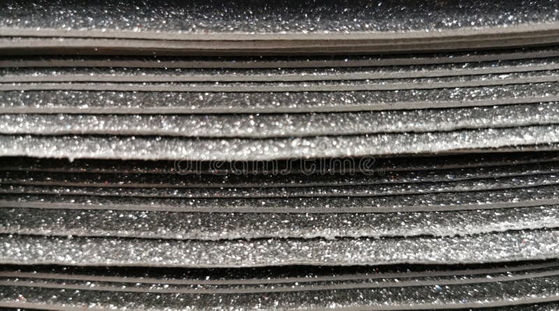 Background of Black Shinny Paper View from the Side Stock Image - Image ...