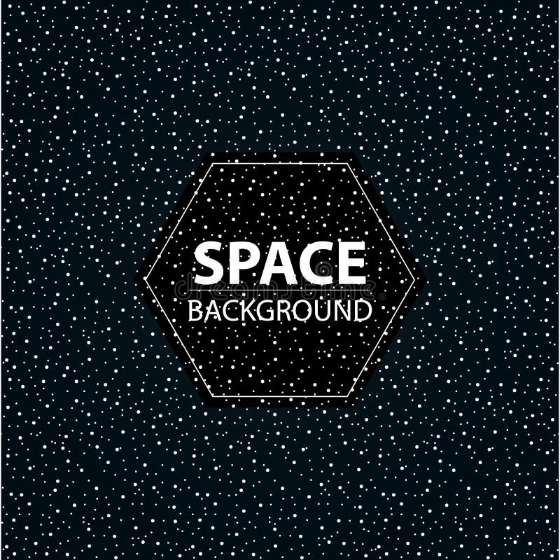Background Black Starry Space. Vector Illustration. Stock Vector ...