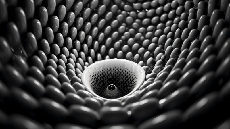 Background of Black and White Spheres Pattern Texture. Beautiful Black ...