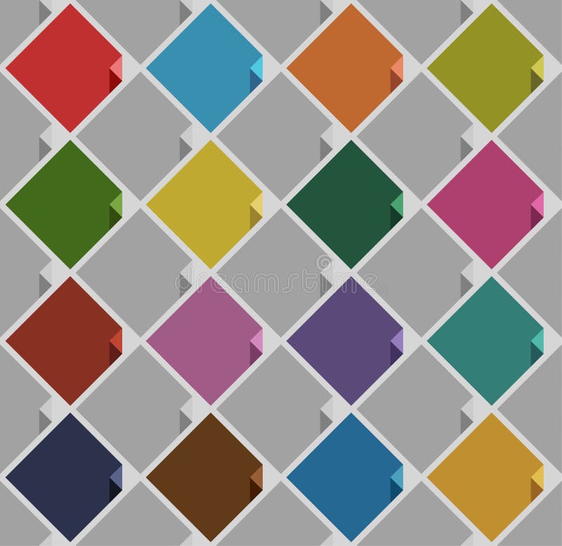 Background from Blank Squares Old Color Stock Vector - Illustration of ...