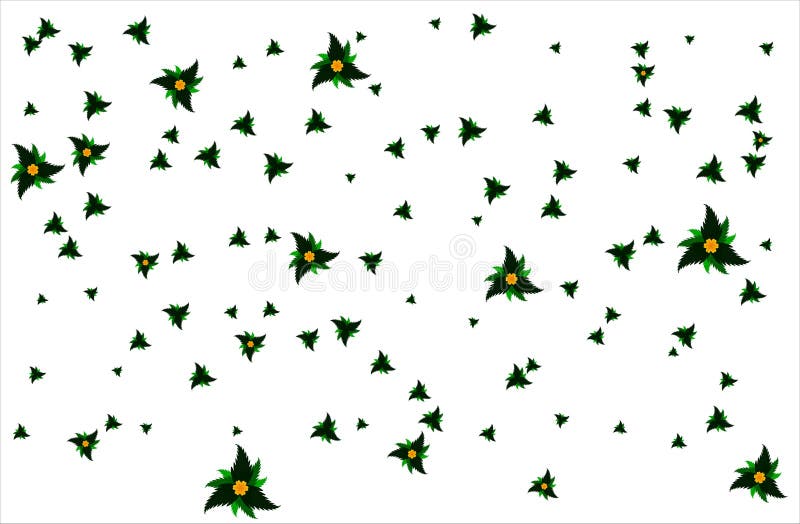 Background with Blossom Motives Stock Illustration - Illustration of ...