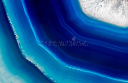 The Background of Blue Agate Crystal Stock Image - Image of agate ...