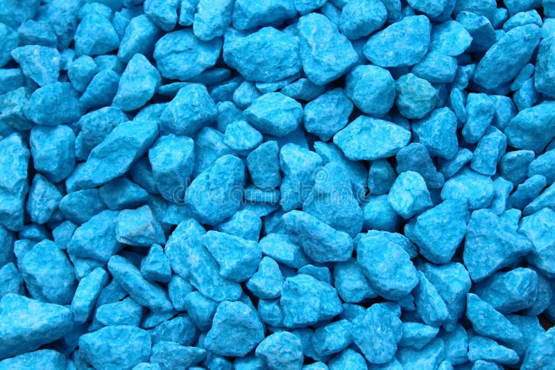 Background with Blue Decoration Granules Stock Photo - Image of stone ...