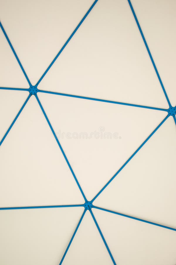 Background of a Blue Dome`s Metal Structure Stock Image - Image of ...