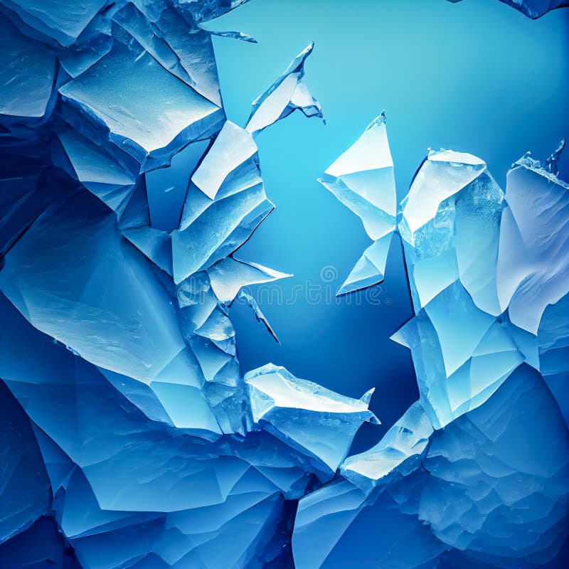 Background Blue Fragments of Ice. Generative AI, Generative, AI Stock ...