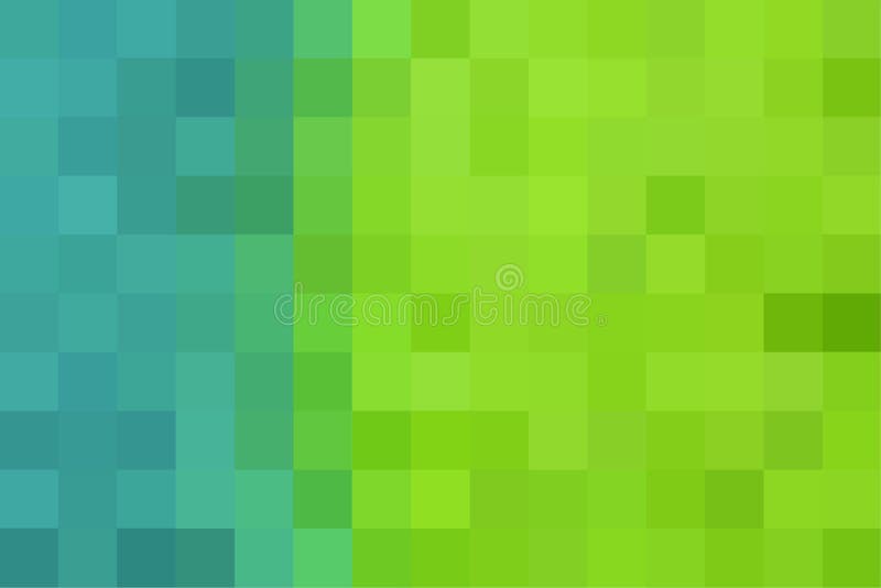 Background of Blue and Green Squares Connected Vertically. Blue-green ...