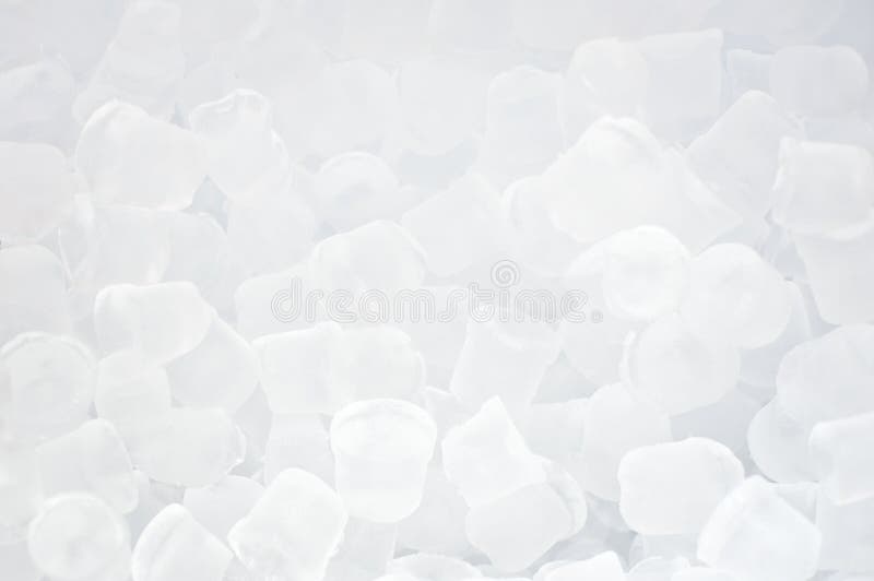 Top View Photo of Scattered Melting Ice Cubes on Isolated Light Blue ...