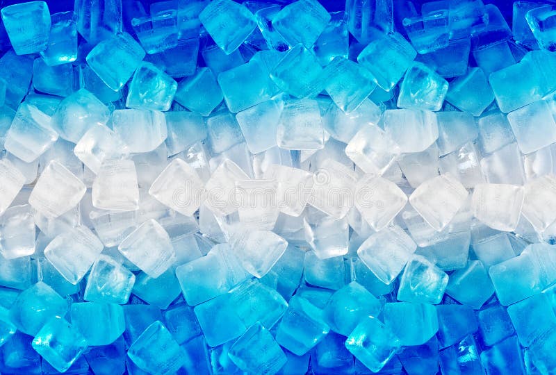 Blue Ice Cubes Wallpaper