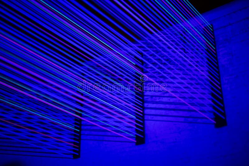 Blue laser light stock photo. Image of parallel, performance - 104322888