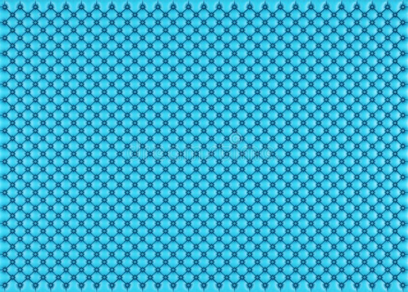 Background Blue Leather Texture Panel with Buttons. 3D Rendering Stock ...