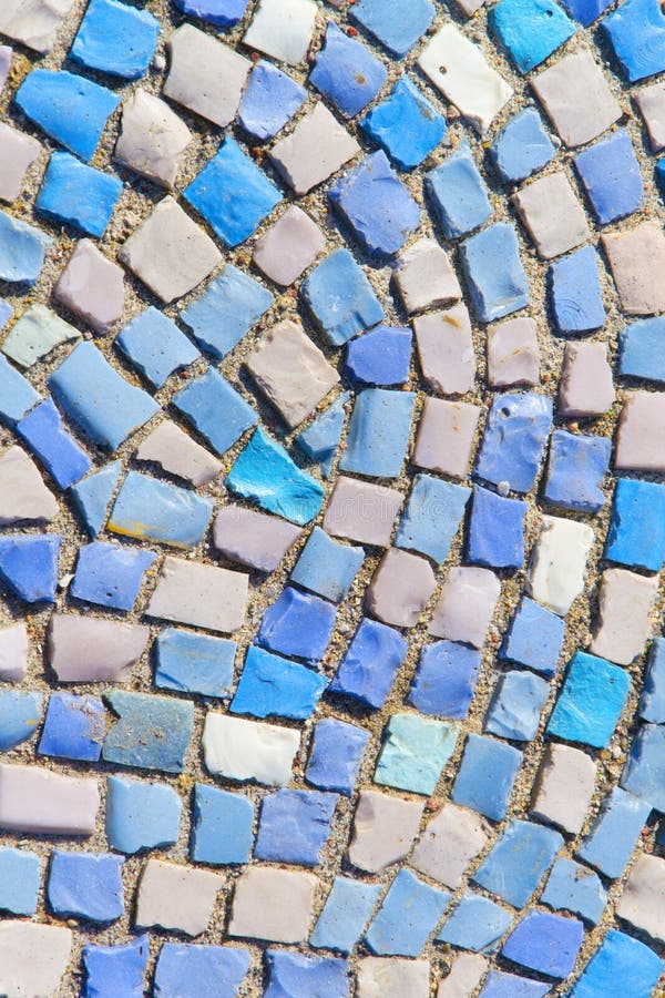 Background of the Blue Mosaic Stock Photo - Image of blue, concept ...