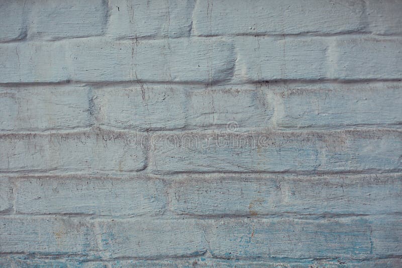 Background Blue Old Dirty Scuffed Texture Wall of Blocks Stock Photo ...