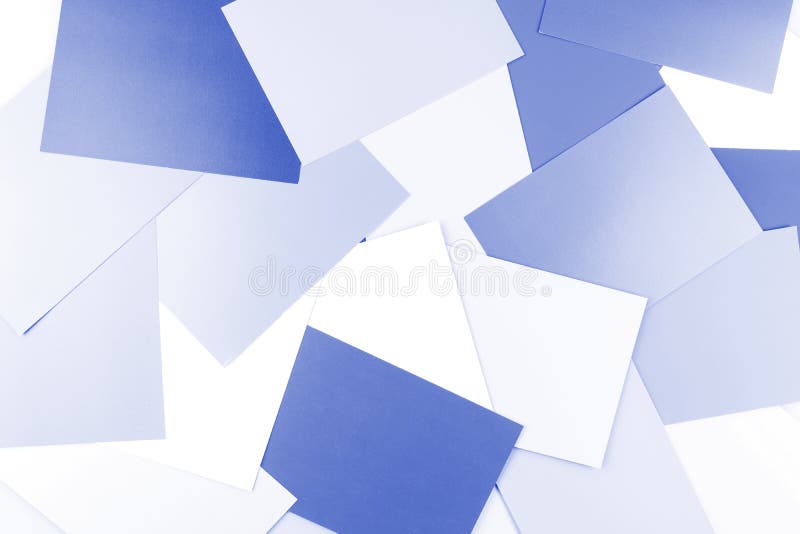 Background of Blue Paper Sheets Stock Photo - Image of background ...