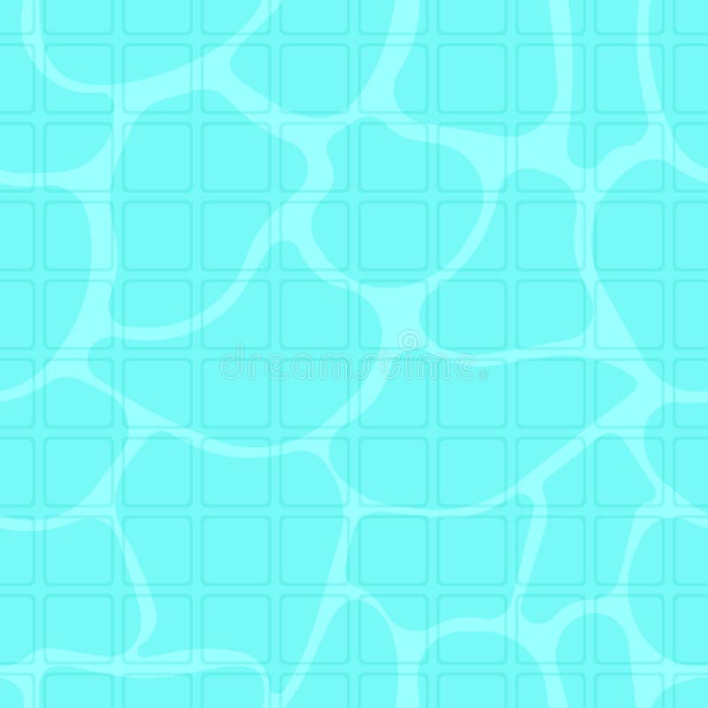 Background of Blue Pool Water with Sun Reflections. Stock Vector ...