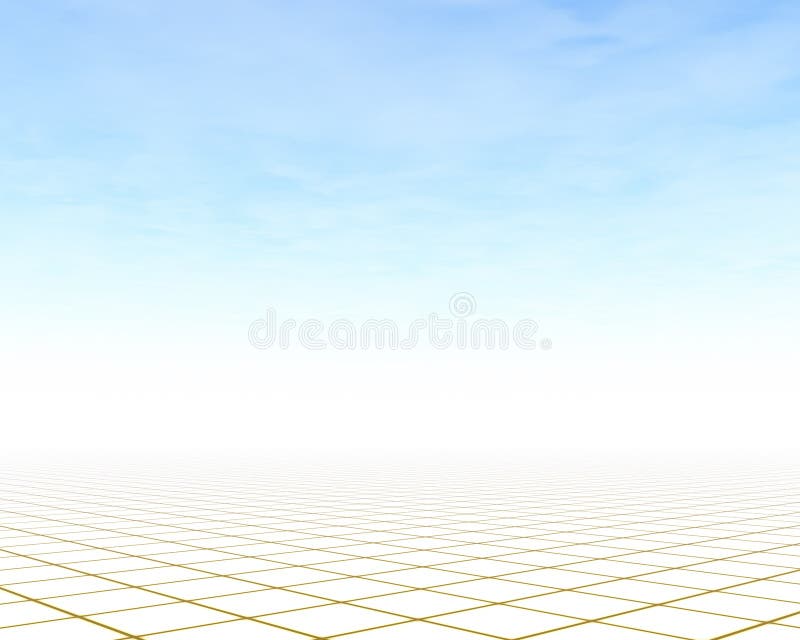 Background with Blue Sky and Floor Stock Image - Image of floor, tile ...