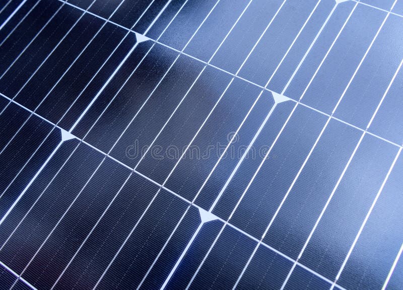 Background of Blue Solar Photovoltaic Panels Stock Photo - Image of ...