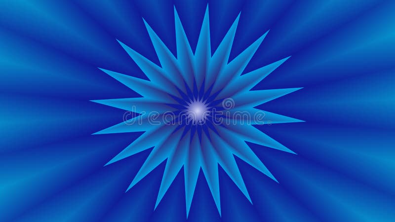 Background with Blue Star in the Middle Stock Illustration ...