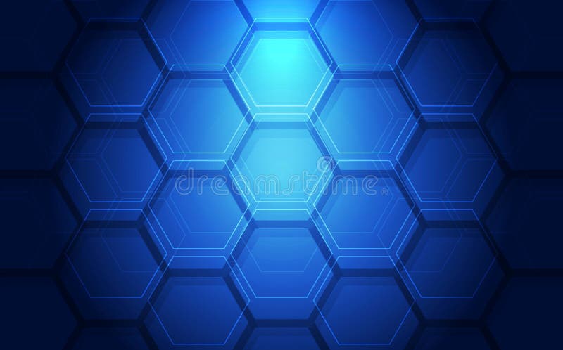 Background Blue Technology Concept for Website. Vector Illustration ...