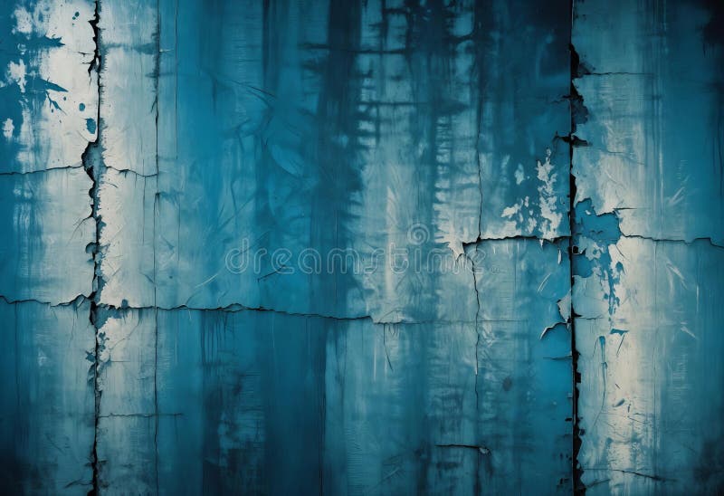 Background Blue Wall Texture Abstract Grunge Ruined Scratched Texture ...