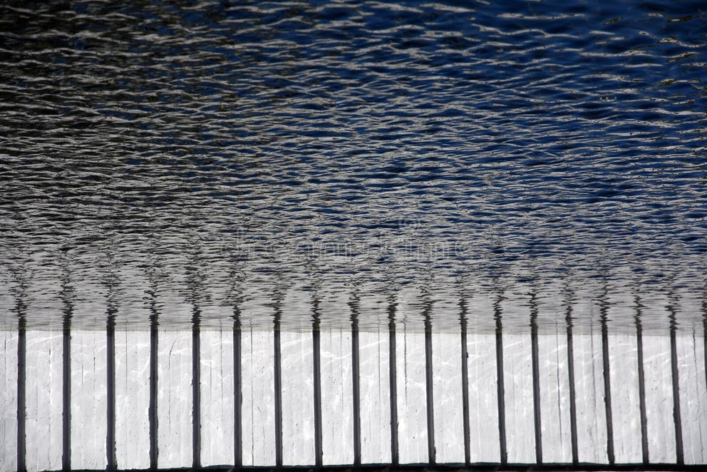 Background of Blue Water with Sun Reflection, Ripple Water Wave. Stock ...