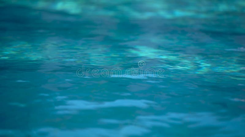 Background of Blue Water Surface in the Pool Stock Footage - Video of ...