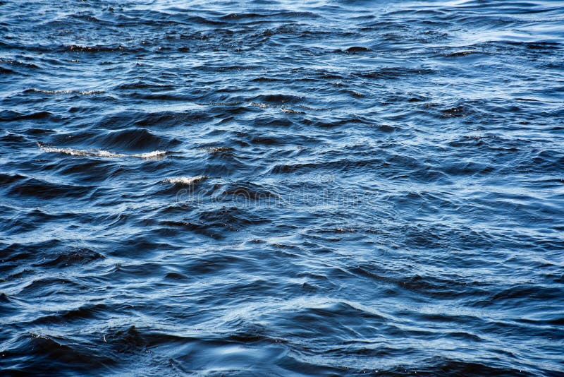 Background from the Water Surface with Waves Stock Photo - Image of ...