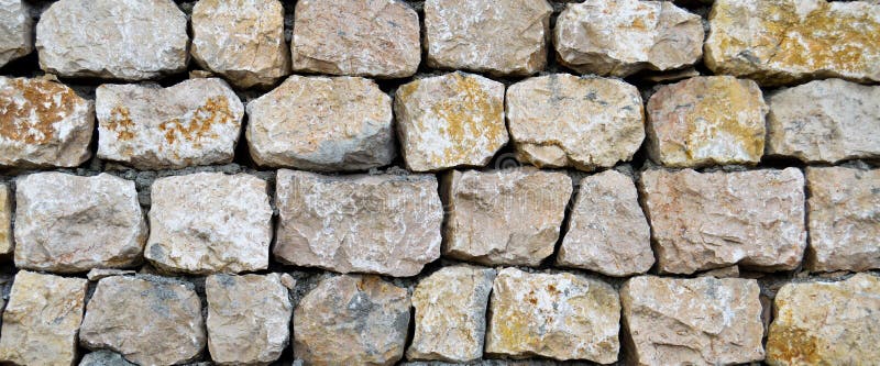 Fine Cut Blue and Yellow Stone Wall Stock Photo - Image of clay, fine ...