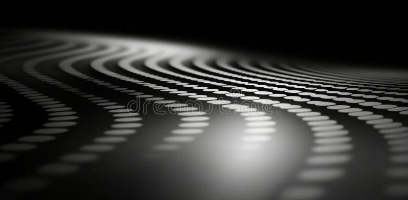 The Background Boasts a Gradient Texture Complemented by a White and Black Dot Pattern ...