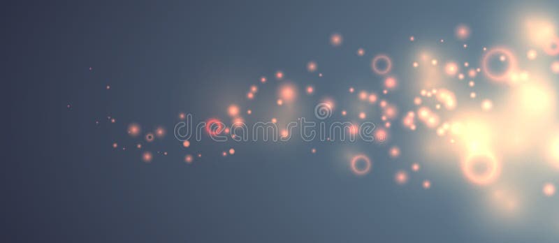 Background with Bokeh, Light and Shine, Vector Illustration Stock ...
