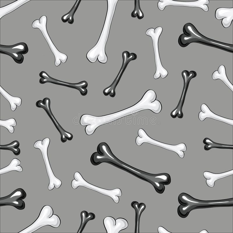 Background with bones stock vector. Illustration of light - 56647248